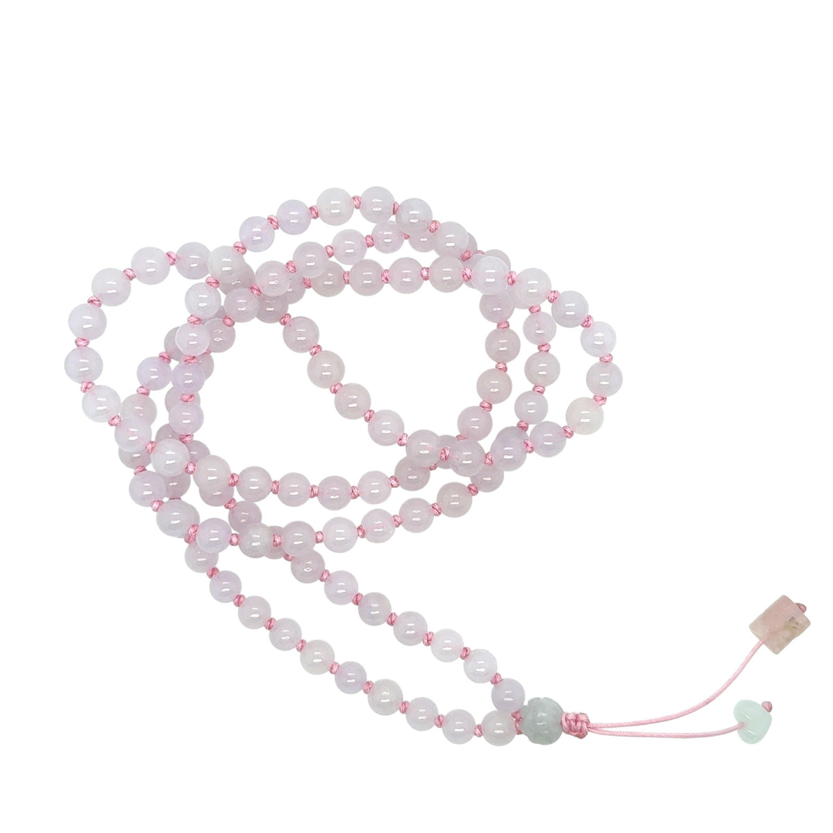 5mm Burmese Pink Jadeite Paired w/Burmese Jadeite Lotus Eye, Mini Hear ...