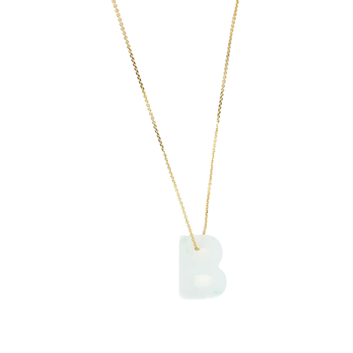 Burmese Jadeite Initials Pendant – Jade By Nikolai